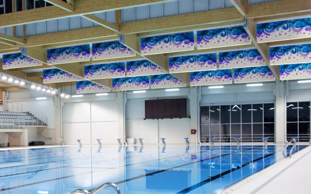Pool Soud Wall Baffle hangende geluidsabsorberende panelen voor zeer ...